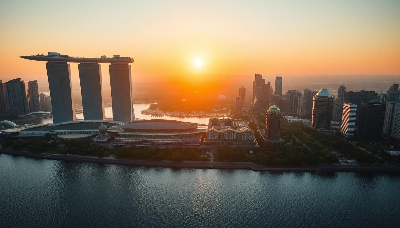 Faszinierend Wie Spat Ist Es In Singapur Fotos